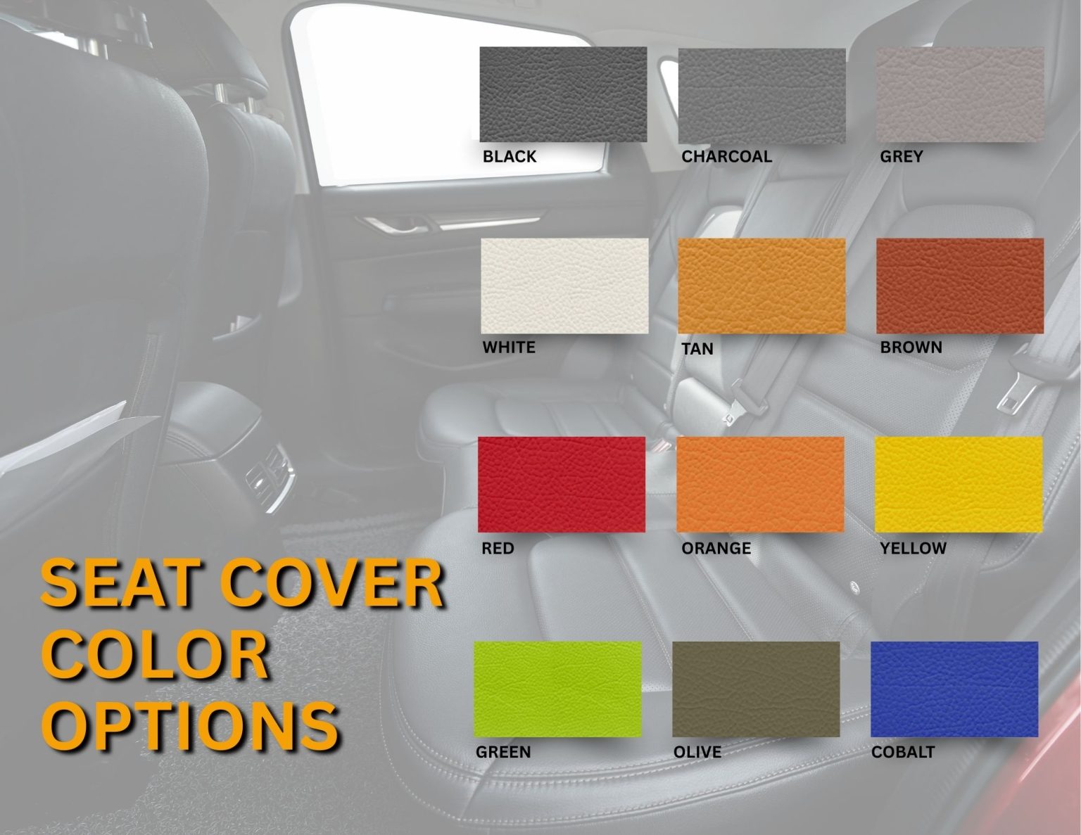 Choose Seat Cover Designs: Colors, Styles & Real-World Ratings | Seat ...